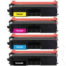 Brother TN436 Compatible - Ensemble de 4 cartouches BK - Cyan - magenta ...